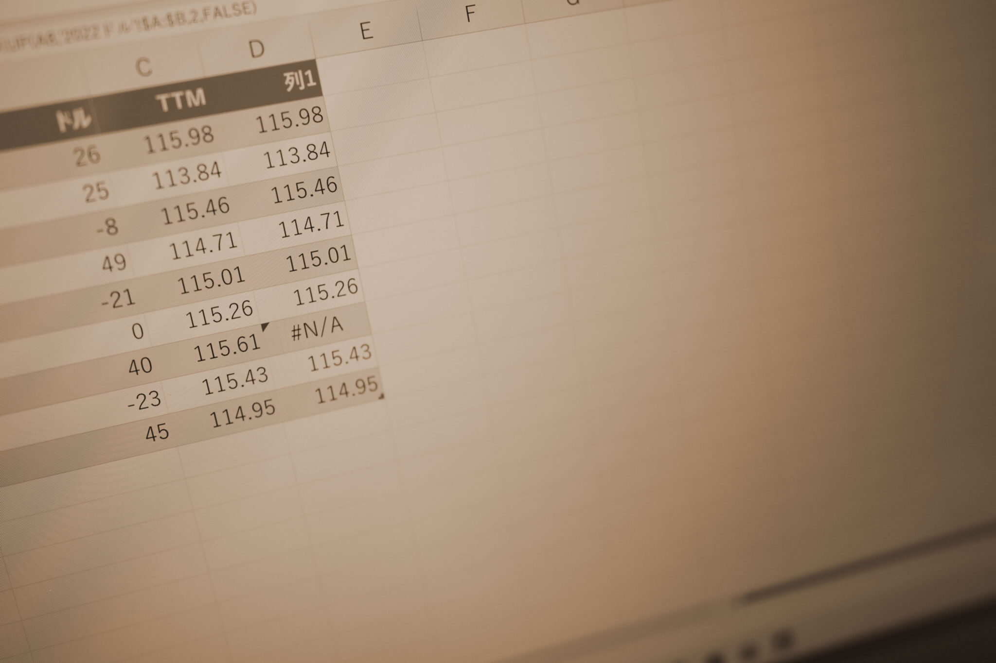 ExcelのXLOOKUP・VLOOKUPで当日レート（TTM）がない場合の解決策。 | GO for IT 〜 税理士 植村 豪 ...